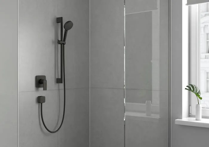 Hansgrohe Vernis Shape - Páková sprchová baterie pod omítku, černá matná 71658670