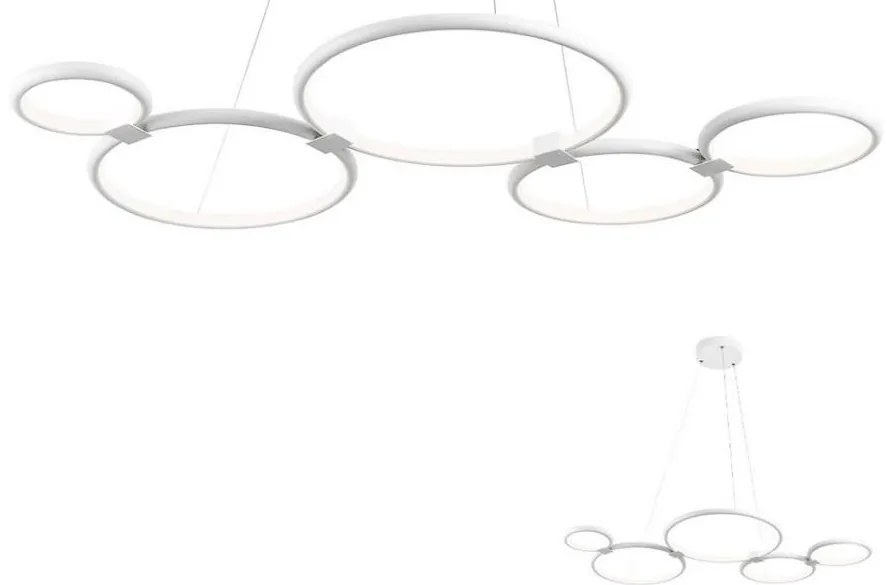 Redo 01-1742 - LED Lustr na lanku RADIUS LED/45W/230V bílá