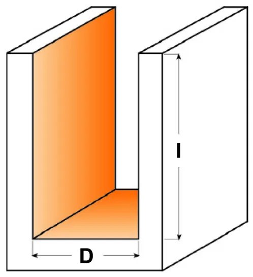 CMT C912 Drážkovací fréza dlouhá - D15x31,7 L66 S=8 HW