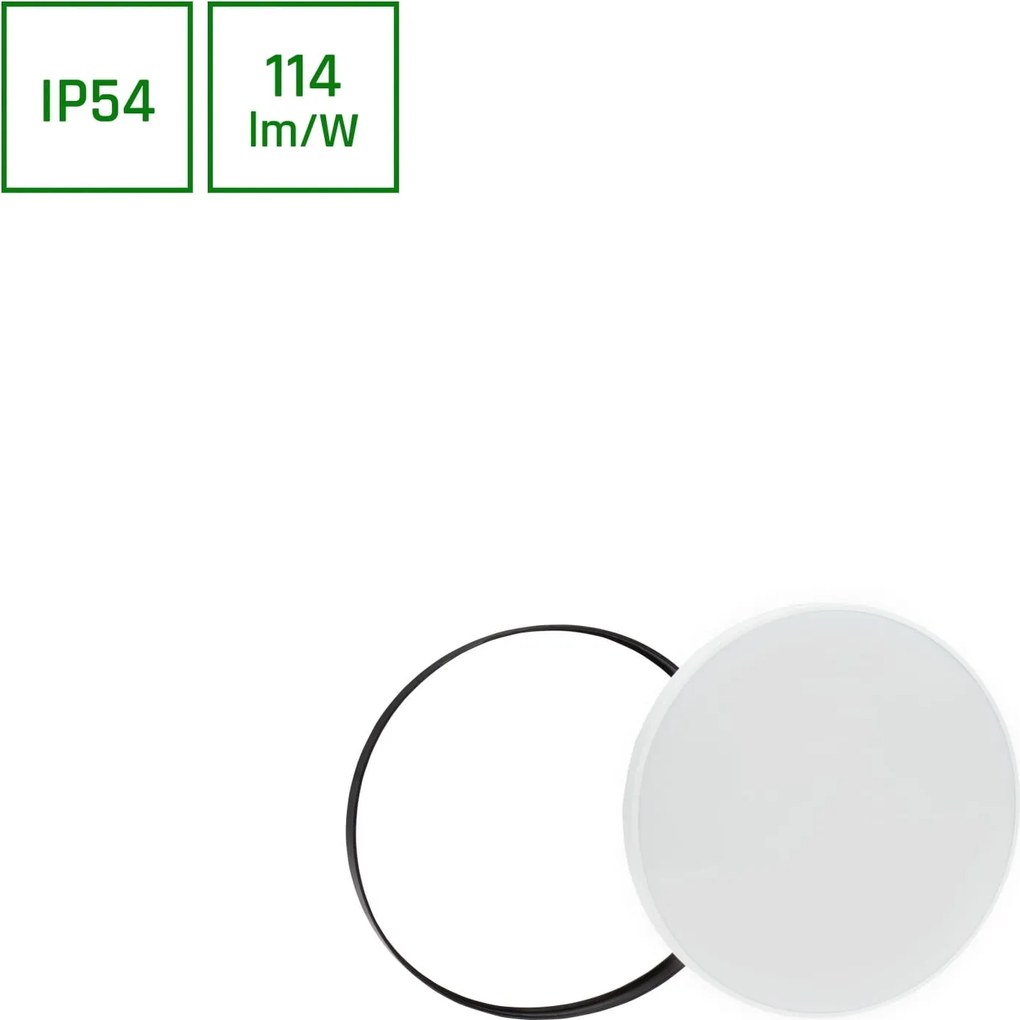 kulatý Stropní Svítidlo Spectrum , bílá, černá