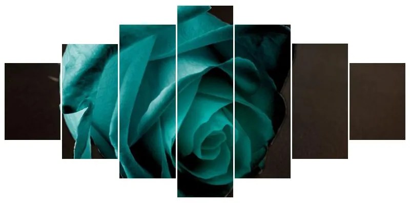 Obraz tyrkisové růže (210x100 cm), 40 dalších rozměrů