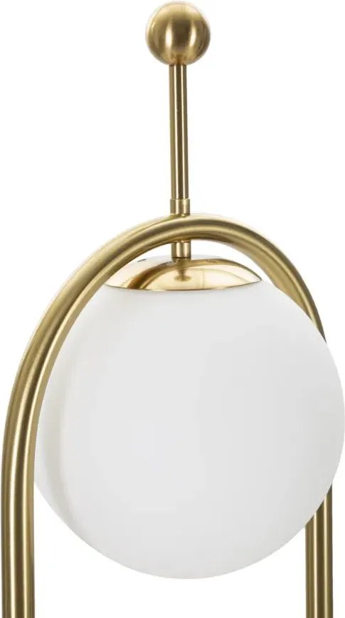Stojací lampa Glamy 168 cm bílá/zlatá