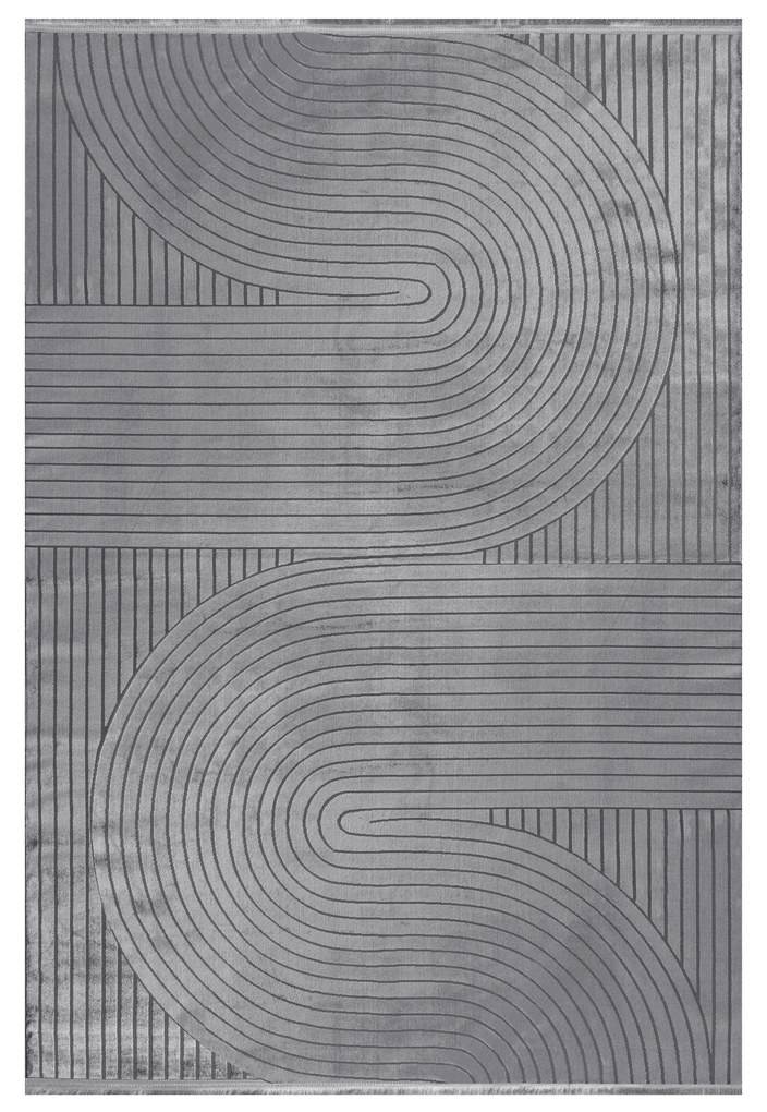 Ayyildiz Kusový koberec STYLE 8902, Šedá Rozměr koberce: 200 x 290 cm