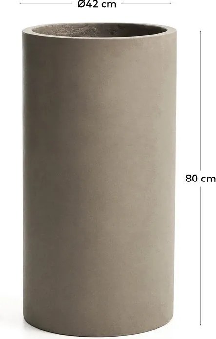 Betonový obal na květináč ø 42 cm Aiguablava – Kave Home