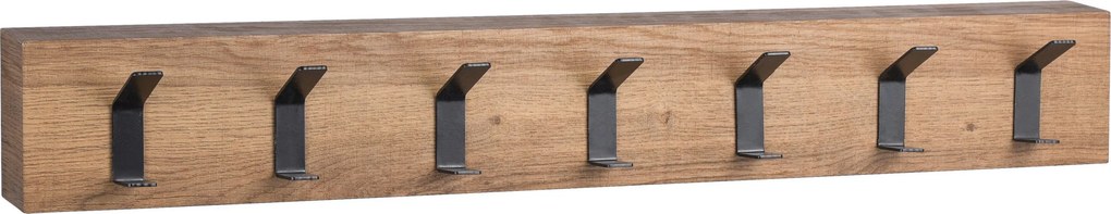 XXXLutz ŠATNÍ PANEL, černá, barvy dubu, 70/10/5 cm - Šatní panely - 001815026402