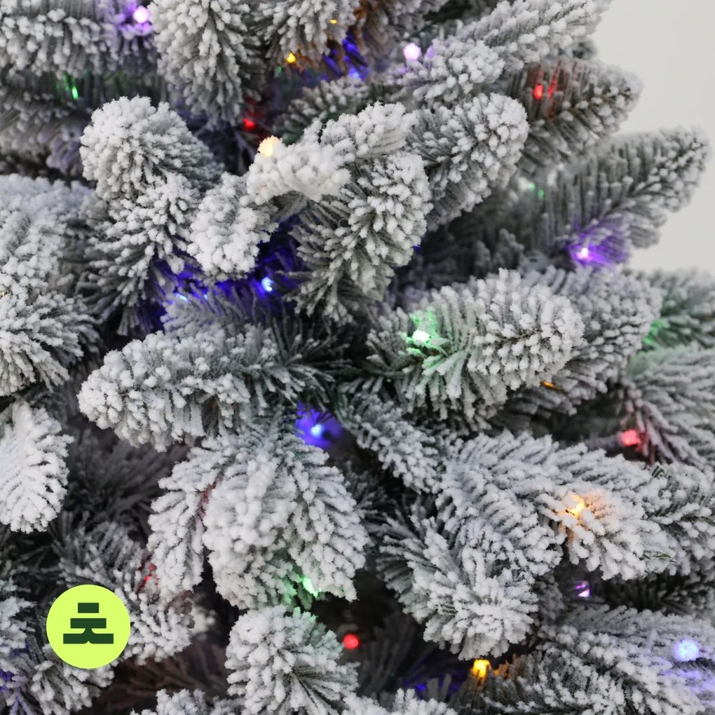 Smrk Bílý 250 LED 150 cm