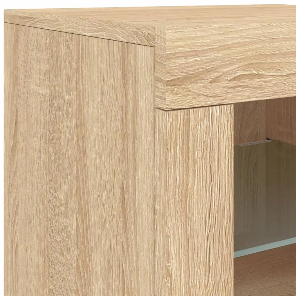 Odkládací Skříňky S Led Osvětlením 2 Ks Kompozit
