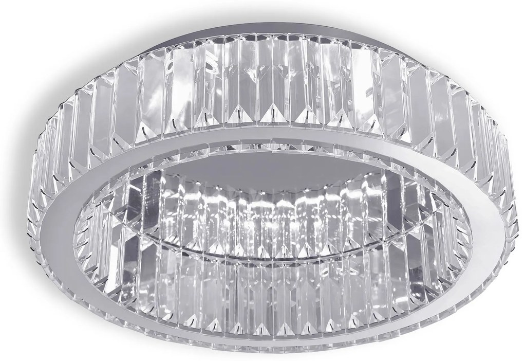 Toolight Stropní LED osvětlení Crystal Modern D5 APP1742-C 40 cm chrom