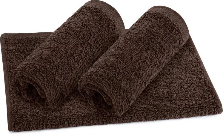 Bellatex Froté ručník - sada 3ks Hnědá 30x50 cm