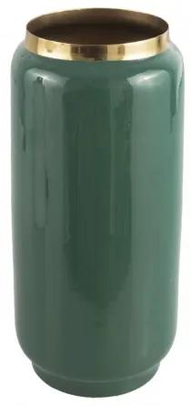 Kovová váza Flare zelená L Present time PT3364GR