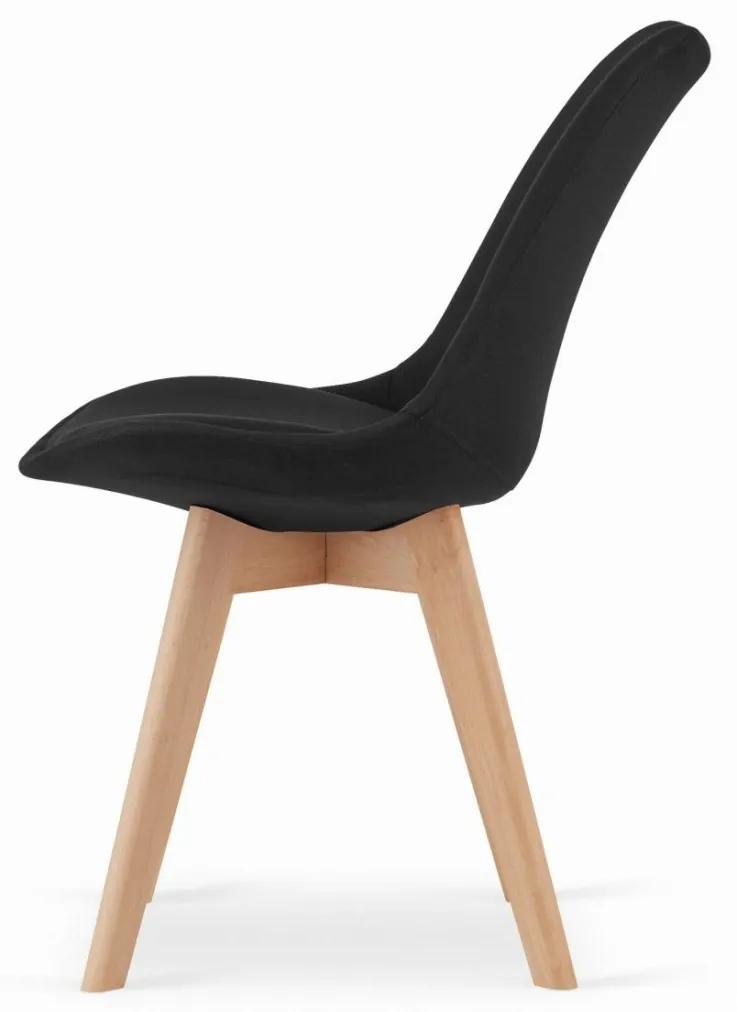 SUPPLIES NORI Skandinávská Jídelní židle - černá barva