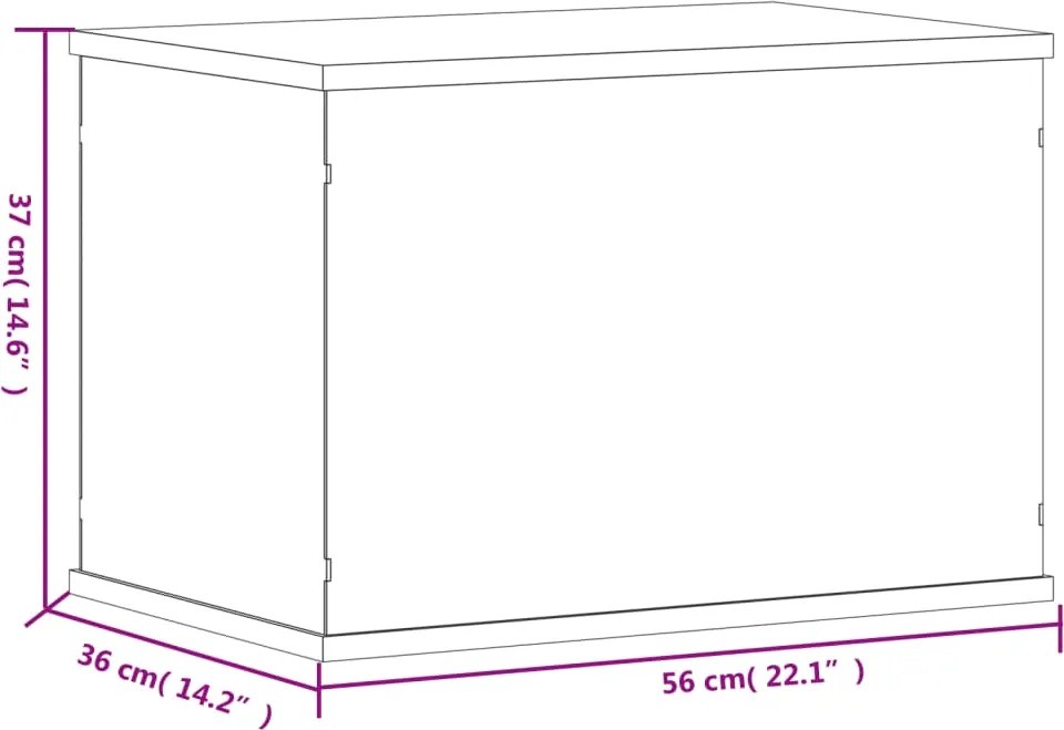 Průhledná reklamní krabice 56 x 36 x 37 cm akrylová 154928