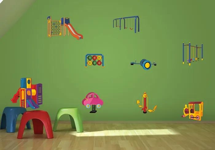 Xdecor Dětské prolejzačky - Barevná samolepka na zeď