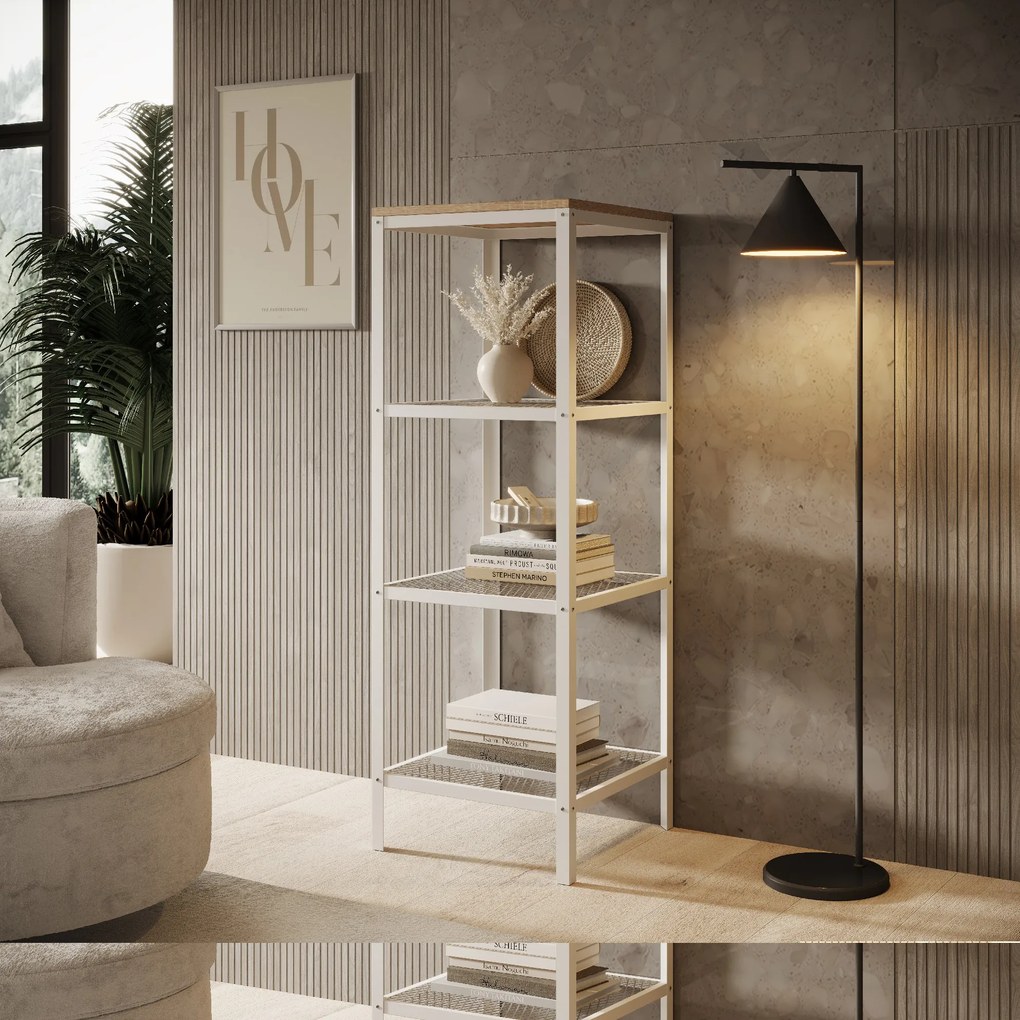 ADRK Furniture Regál Reli BS-REL-WS