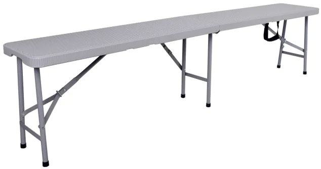 Zahradní lavice RATTAN šedá
