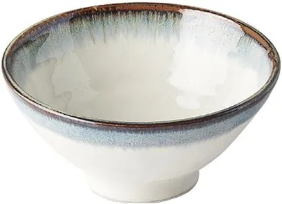 Bílá keramická polévková miska MIJ Aurora, ø 16 cm