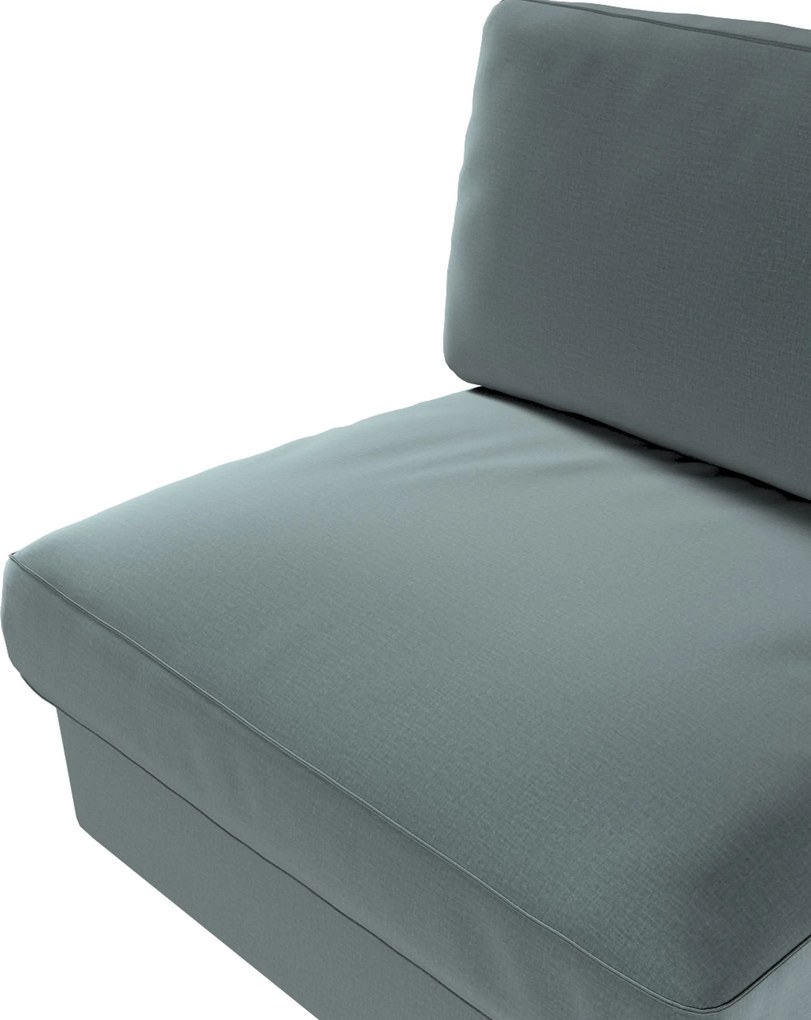 Potah na neskládací křeslo IKEA Kivik barva zelená látka sametová
