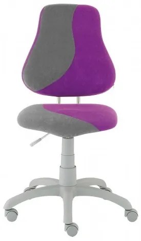 Dětská rostoucí židle Fuxo S-Line šedá/fialová - 3D3780