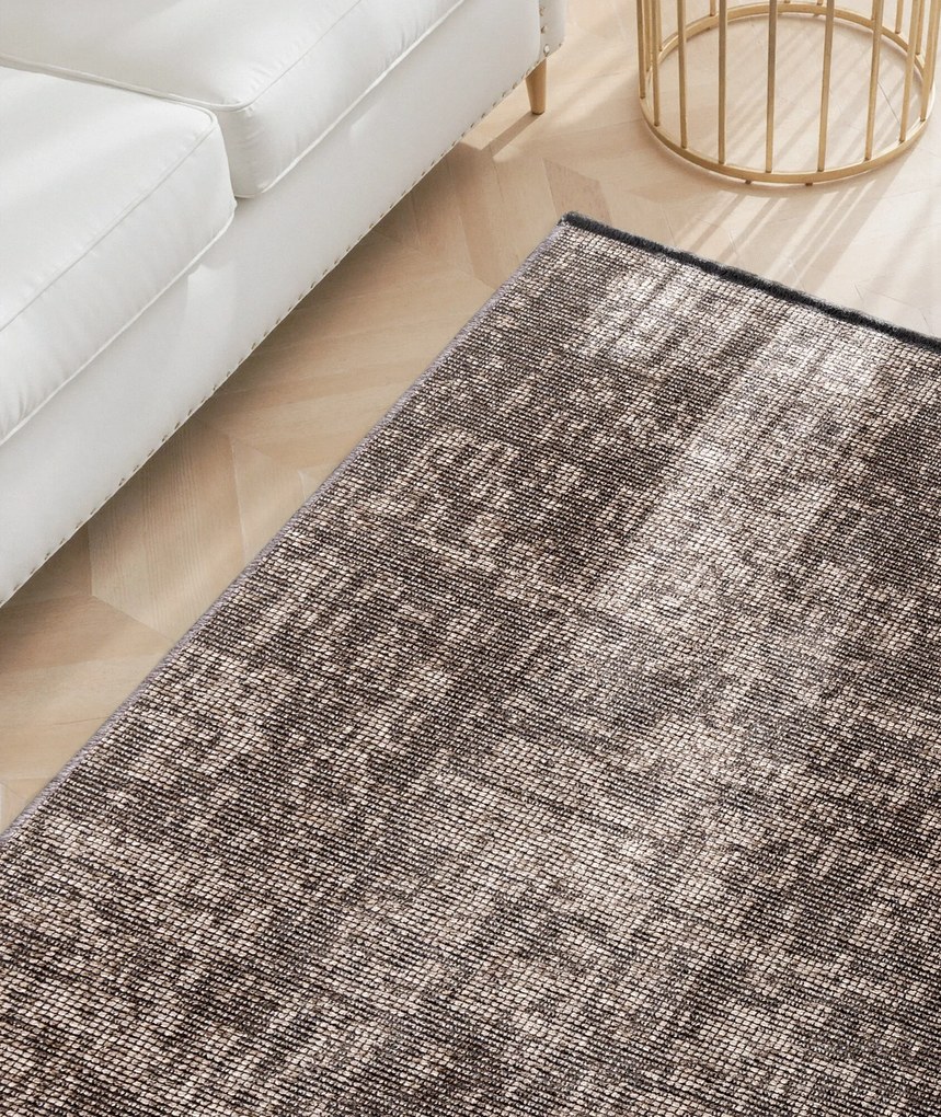 ELLE Decoration, Kusový koberec Brilliance Prisma 106312 Beige z kolekce Elle, 160x230, hnědá, ložnice