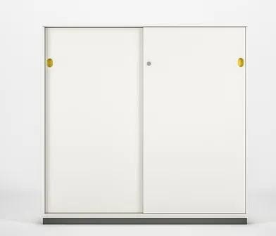 DIEFFEBI - Vyšší skříň s posuvnými dveřmi PRIMO