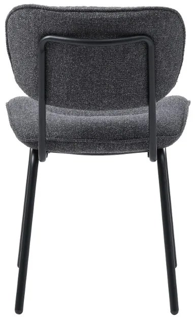 Designová židle Rashtin tmavě šedá