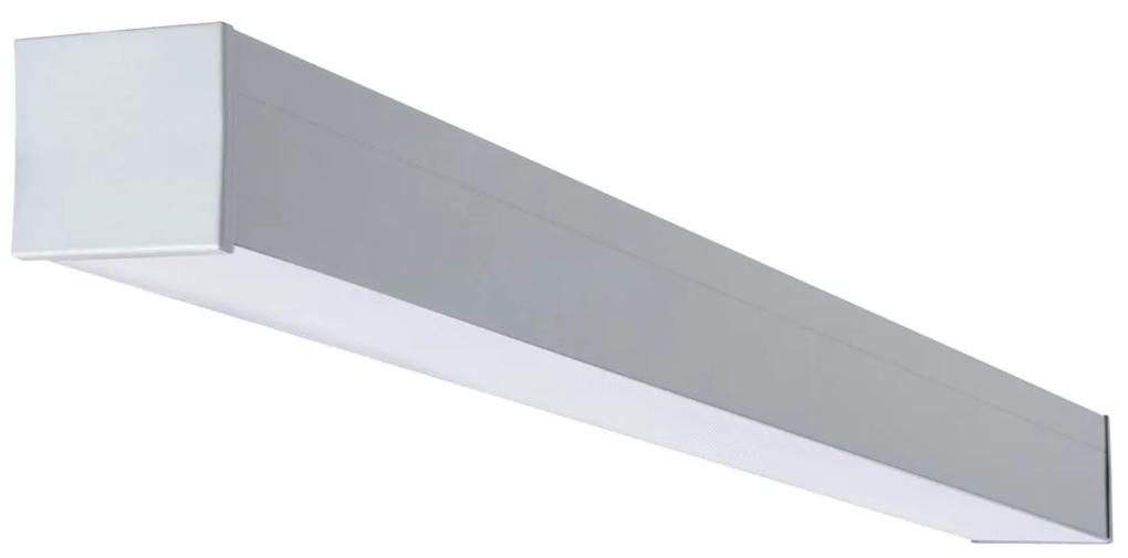 Přisazené chytré LED osvětlení AMINO, 50W, teplá bílá, stříbrné, mikroprizmatický difuzor K.l.x. AMINO