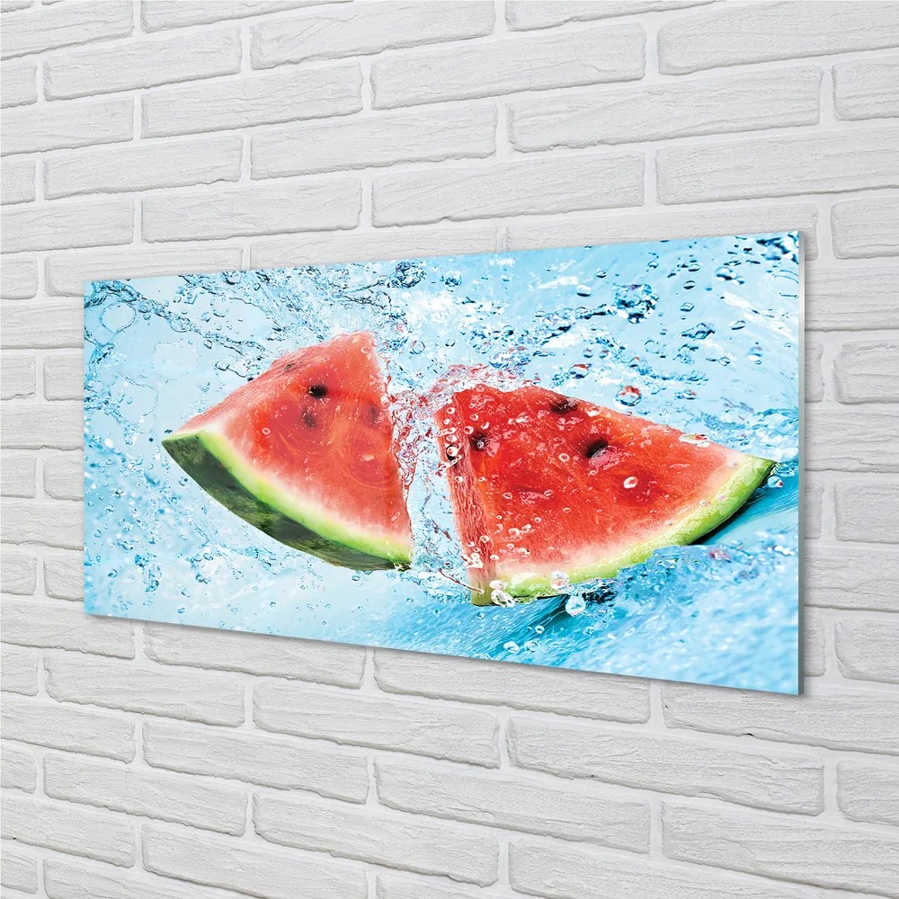 akrylový obraz meloun voda 125x50 cm