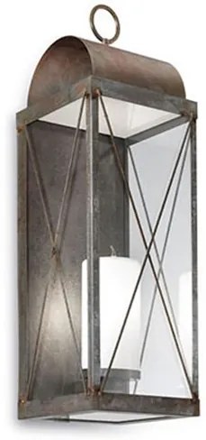 Il Fanale 265.14.FF Lanterne, venkovní nástěnná lampa ze železa, 1x42W E27, výška 73cm, IP65