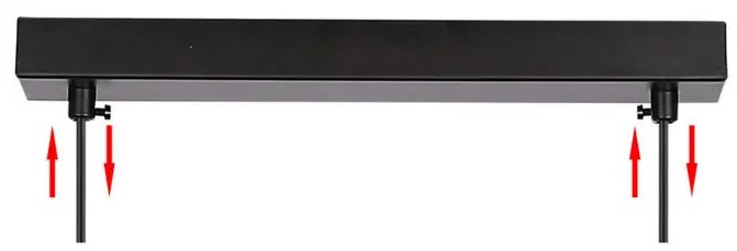 Candellux Černo-hnědý závěsný lustr Aspa pro žárovku 2x E27