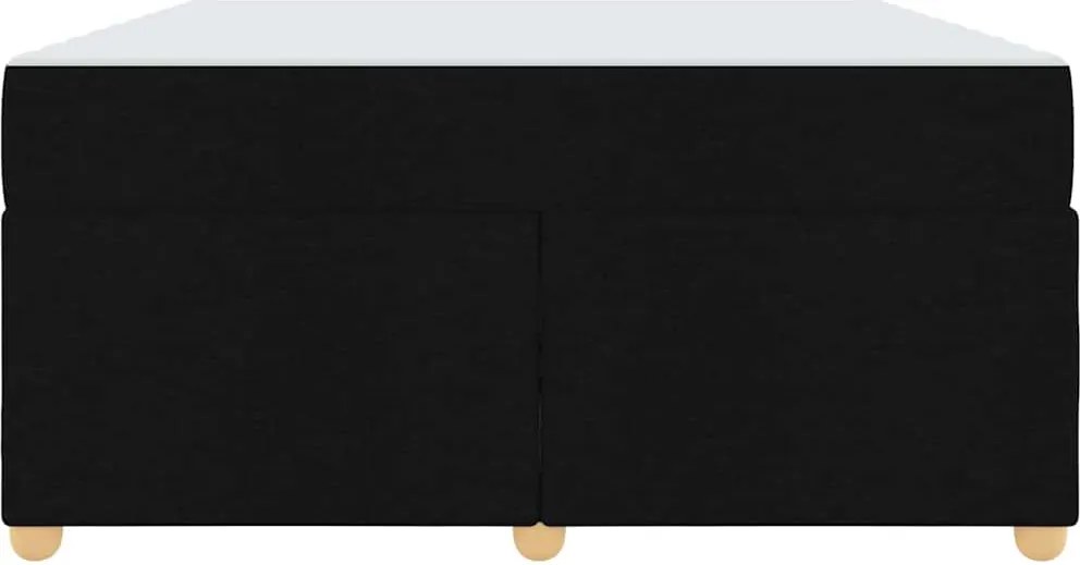 Rám postele s matrací Černá 140 x 200 cm textil 3399358