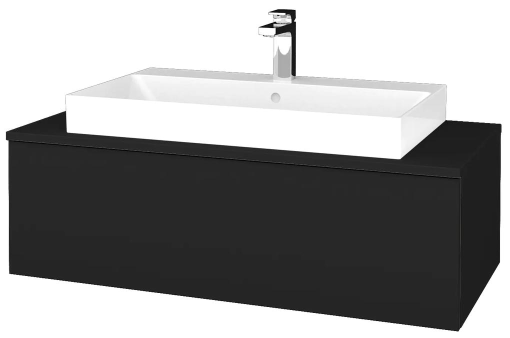 Dřevojas Koupelnová skříňka MODULE SZZ1 100 Varianta: N01 Bílá lesk / N03 Graphite