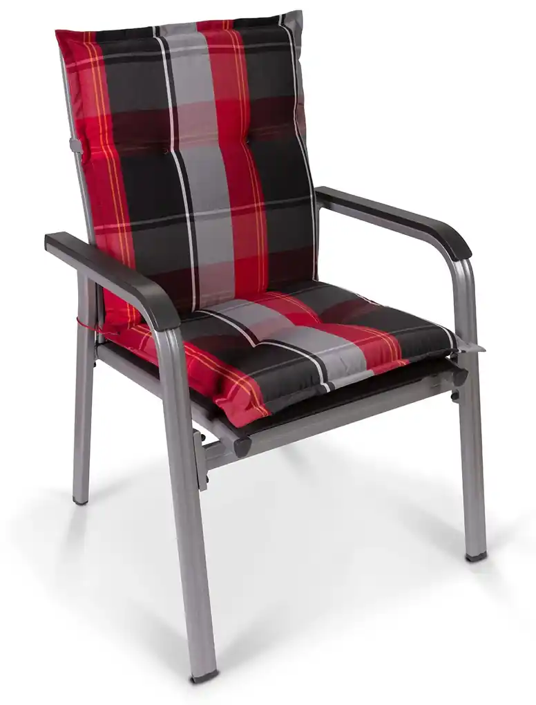 Prato, čalouněná podložka, podložka na židli, podložka na nižší polohovací  křeslo, na zahradní židli, polyester, 50 x 100 x 8 cm, 1 x sedák | BIANO