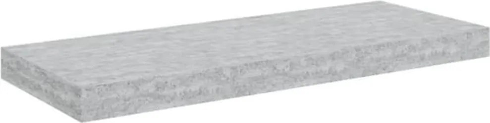 Plovoucí nástěnné police 4 ks betonově šedé 60x23,5x3,8 cm MDF 326599