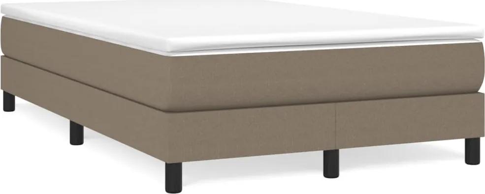 vidaXL Box spring postel s matrací 120x200 cm textil [3144065] Barva: světle šedá