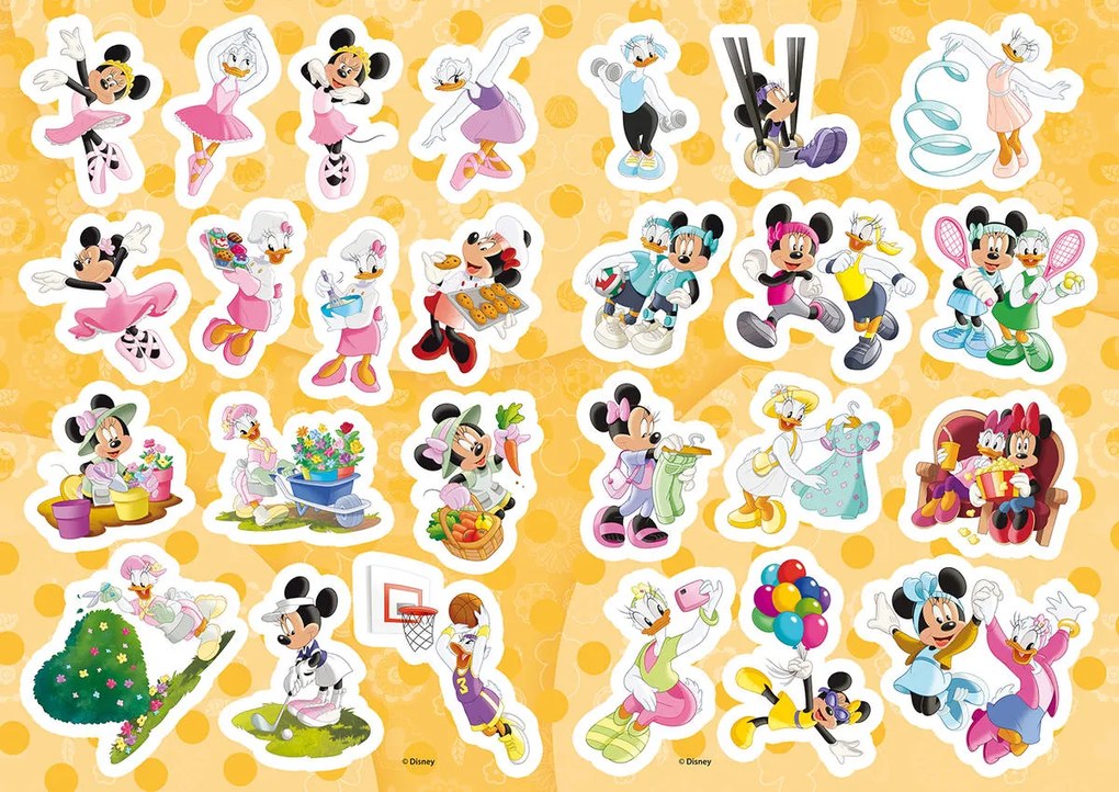 JIRI MODELS Omalovánky A4 se samolepkami Disney Minnie Mouse 8