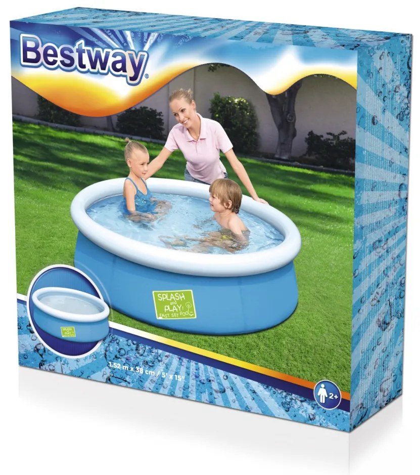 Bestway 57241 Dětský bazén s nafukovacím límcem 152x38 cm