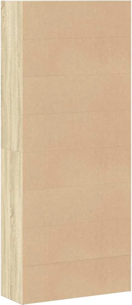 Knihovna dub sonoma 80 x 30 x 189 cm kompozitní dřevo 3314671
