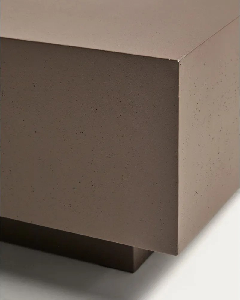 Betonový zahradní konferenční stolek 60x80 cm Rustella – Kave Home