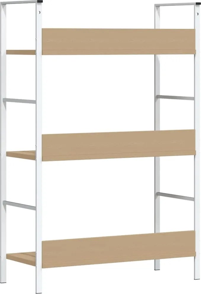 Knihovna se 3 policemi dub 60 x 27,6 x 90,5 cm kompozitní dřevo 288221