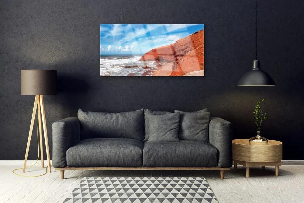 Obraz na skle Moře Krajina 100x50 cm