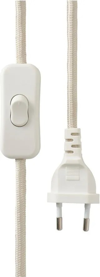 Bílá/ve stříbrné barvě stolní lampa z polyresinu (výška 53 cm) Swan – Ellos Home