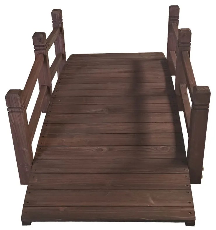 Dřevěný zahradní můstek
