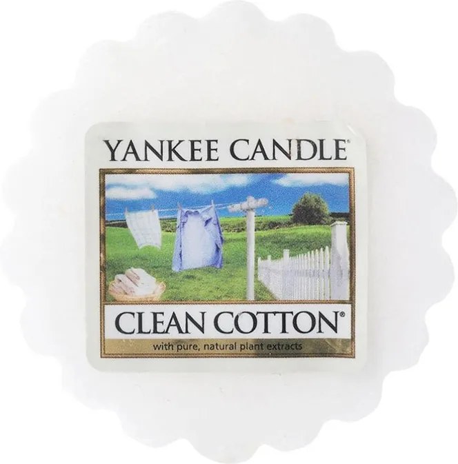 Yankee Candle vonný vosk do aromalampy Clean Cotton