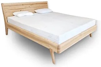 Postel dvoulůžko Postelia LAGO Buk 140x200 - dřevěná designová postel z masivu