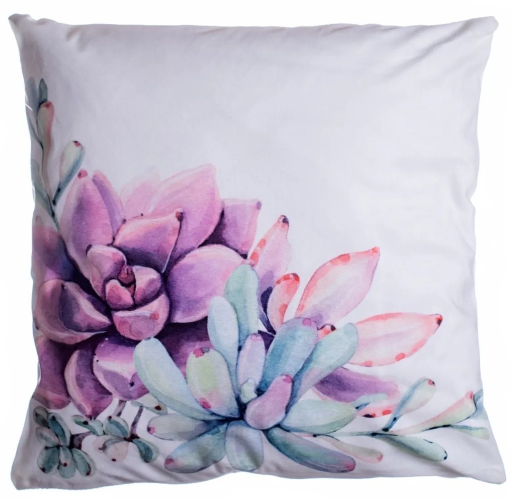 Dekorační povlak 45x45cm Grasse White flowers TiaHome