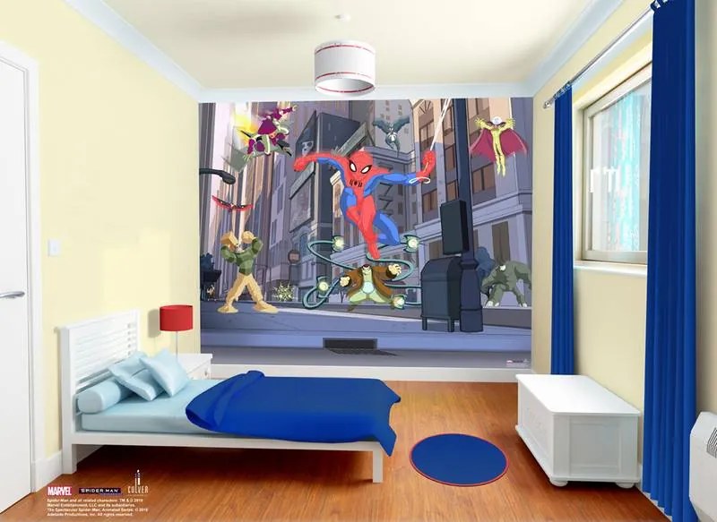 Walltastic Dětská fototapeta Spectacular Spiderman, rozměr 305cm x 244cm
