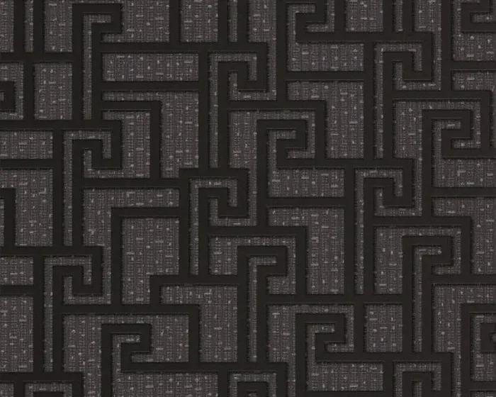 A.S. Création 96236-3 tapety na zeď Versace 2 | 0,70 x 10,05 m | šedá, černá vliesová tapeta na stěnu 962363