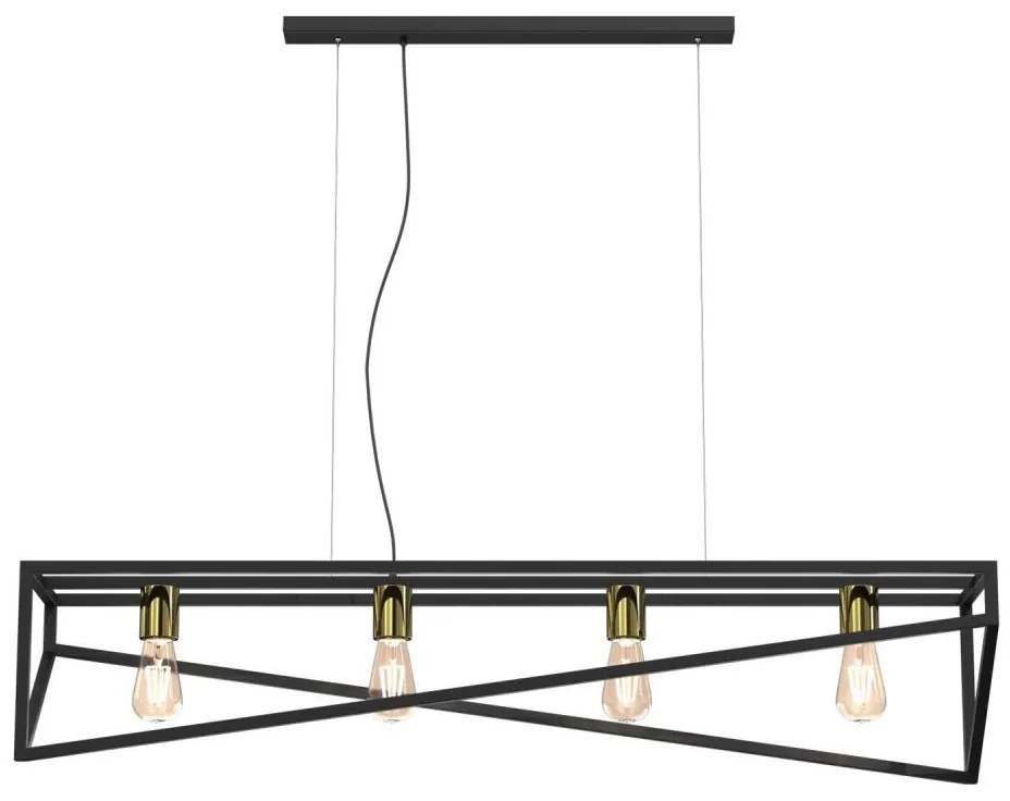 Lustr na lanku GOTE 4xE27/60W/230V