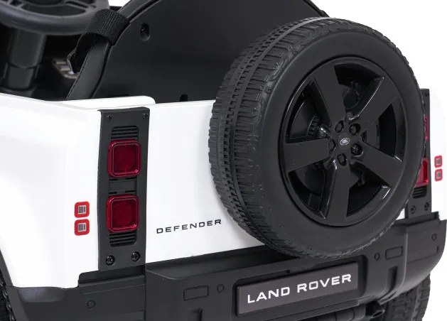 Elektrické autíčko Land Rover Defender bílé