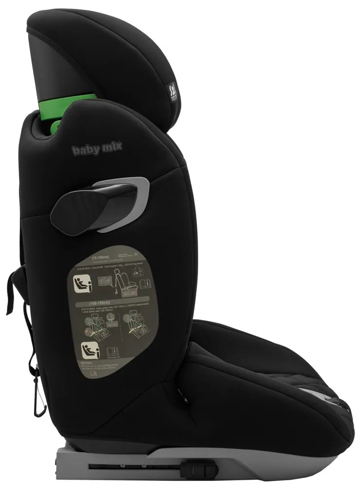 Autosedačka BABY MIX HERO PRO ULTRA ISOFIX I-SIZE black 2025